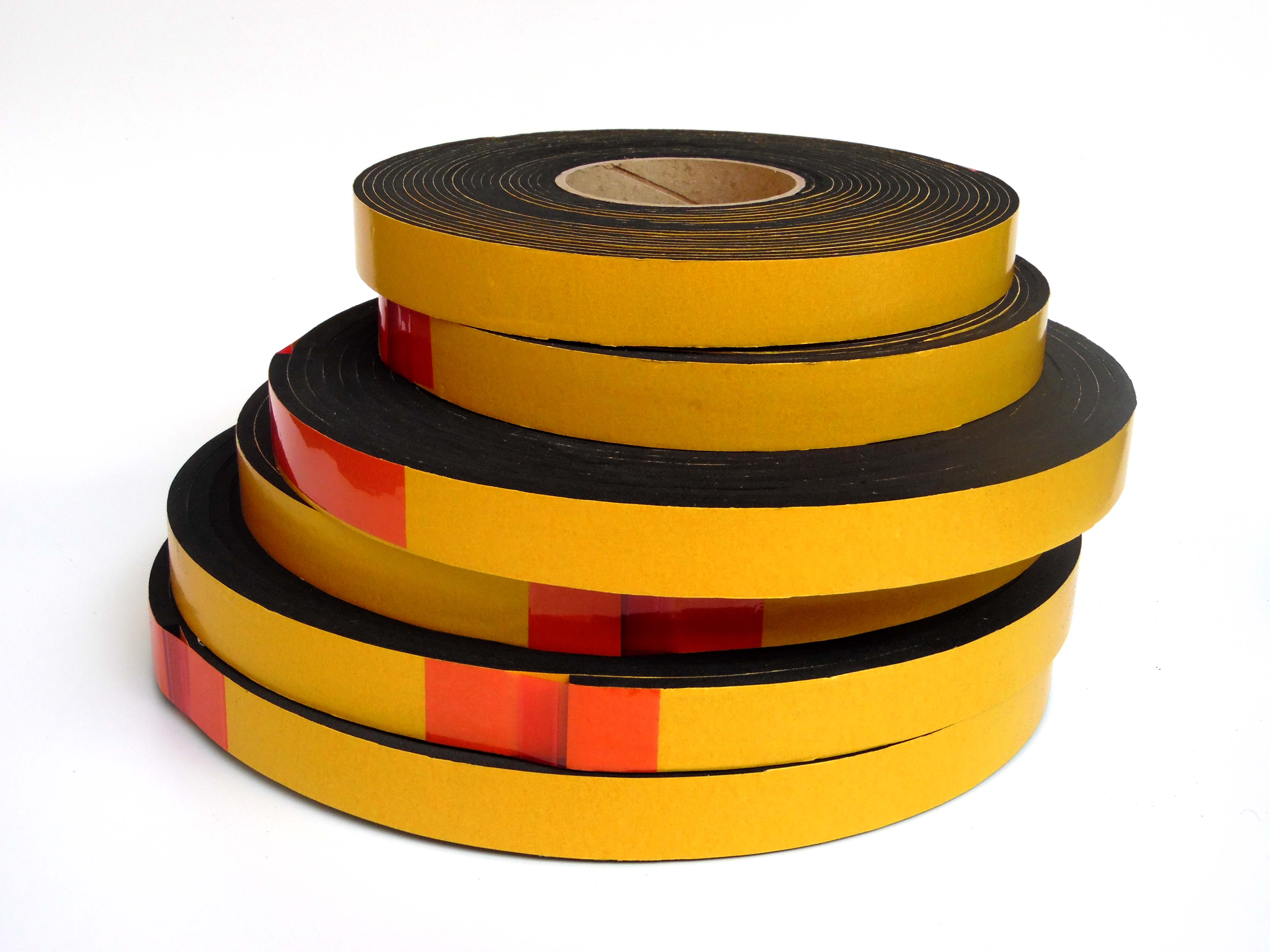 Adhesive EPDM Sponge Strip | Various Widths | XCellRubber