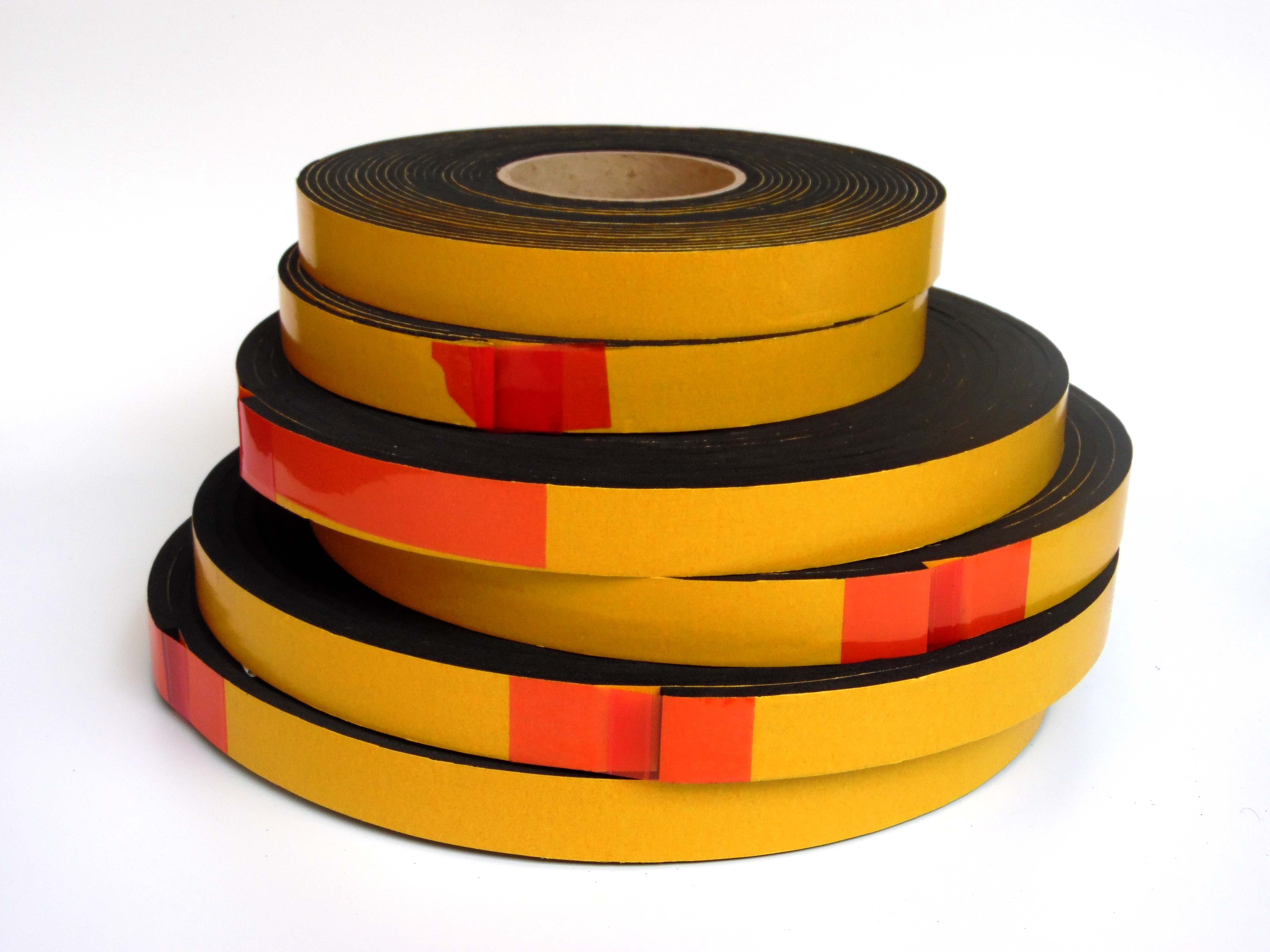 Adhesive Neoprene Sponge Strip | Various Widths | XCellRubber