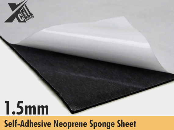 1.5mm Thick Self-Adhesive Neoprene Sponge Sheet